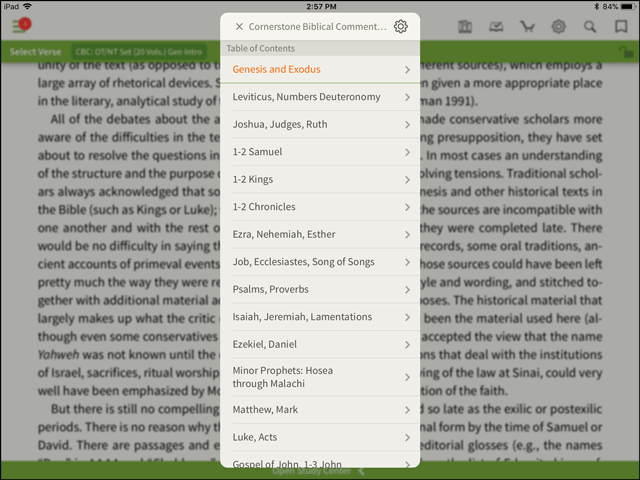 Look Inside: Cornerstone Biblical Commentary - Olive Tree Blog