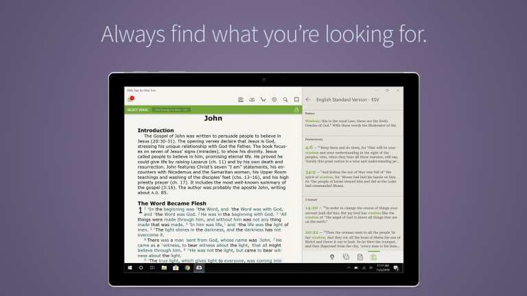 Olive Tree Bible App for Windows – Olive Tree Blog