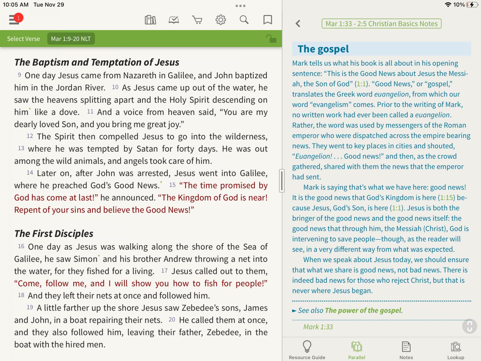 Look Inside: Christian Basics Bible - Olive Tree Blog
